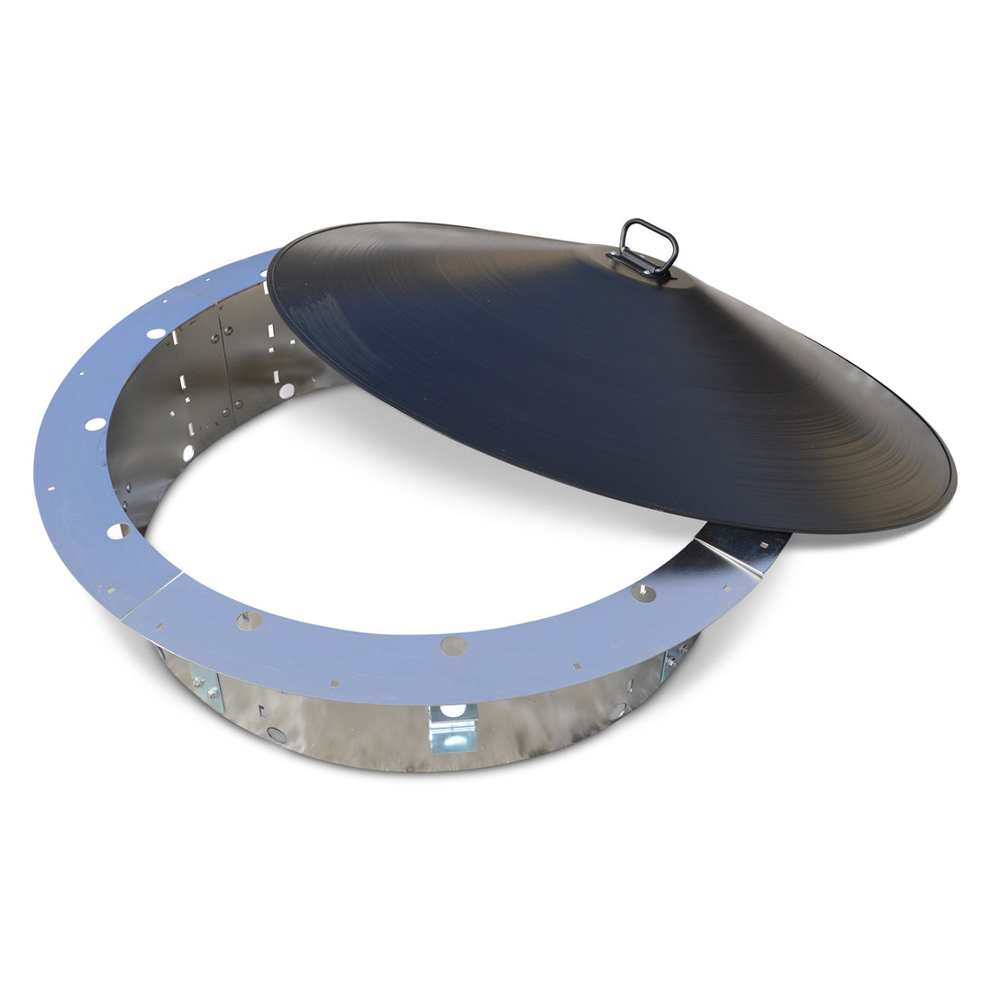 40” Round Domed Steel Fire Pit Cover - Firebuggz – Firebuggz